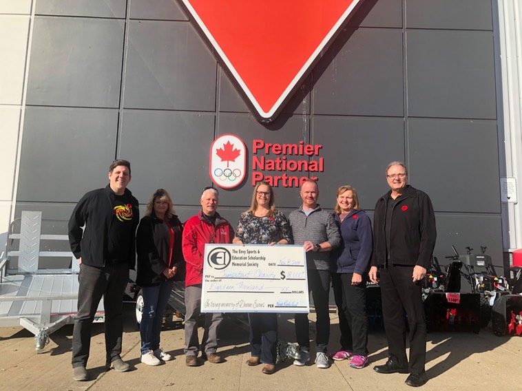 2019 Jumpstart Charity cheque presentation
